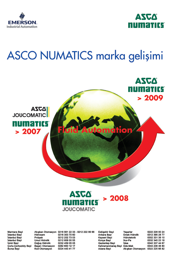 Asco Numatics marka gelişimi