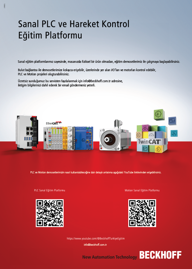 Beckhoff; Sanal PLC ve Hareket Kontrol Eğitim Platformu