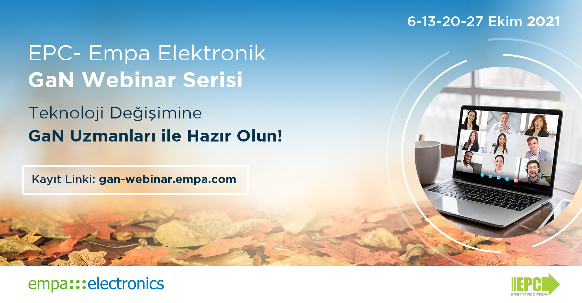 EPC- Empa Elektronik GaN Webinar Serisi Başlıyor