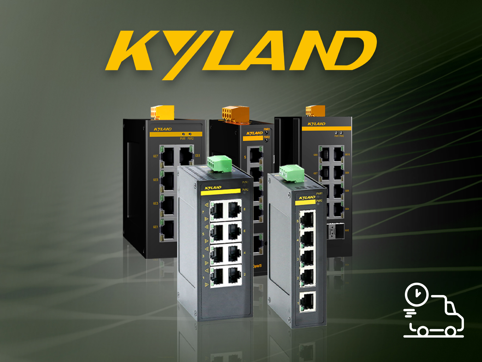 Yüksek Adetlerde Bile 3 Haftada Teslim Endüstriyel Ethernet Switchler