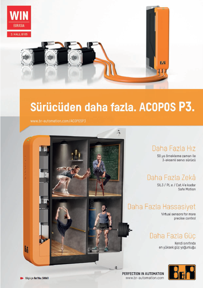 Sürücüden daha fazla. ACOPOS P3.
