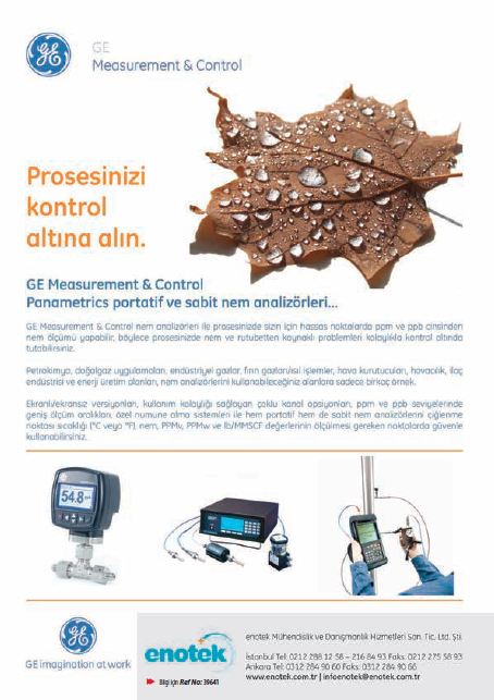GE Measurement & Control Panametrics ile Prosesinizi kontrol altına alın.