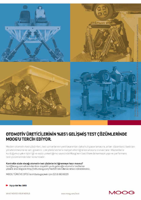 Otomotiv üreticilerinin %85'i gelişmiş test çözümlerinde Moog'u tercih ...