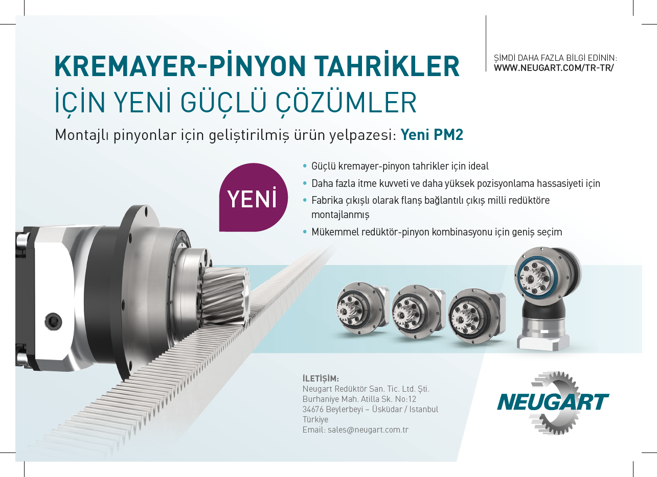 Neugart; Kremayer-Pinyon Tahrikler için Yeni Güçlü Çözümler